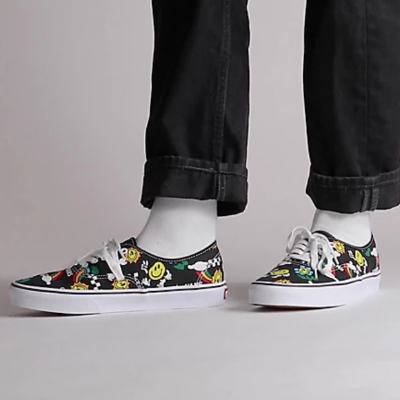Vans | Shoes | Vans Authentic Better Day Smiley Rainbow Authentic ...